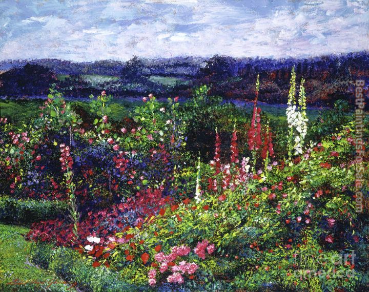 David Lloyd Glover Fields of Floral Splendor Painting | Best Paintings ...