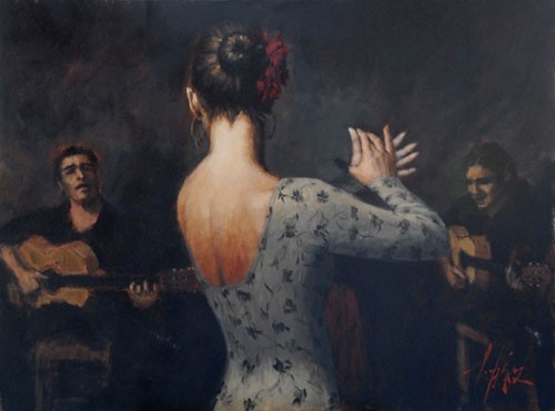 Flamenco Dancer tab flam v Painting | Best Paintings For Sale