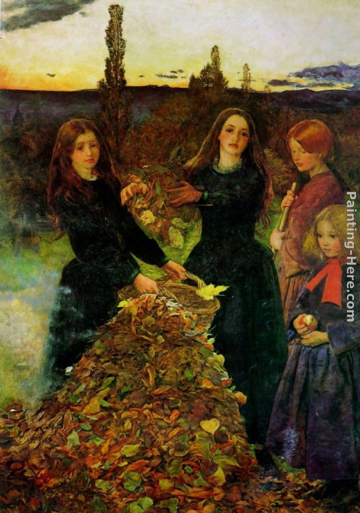 John Everett Millais Autumn Leaves Painting | Best Paintings For Sale