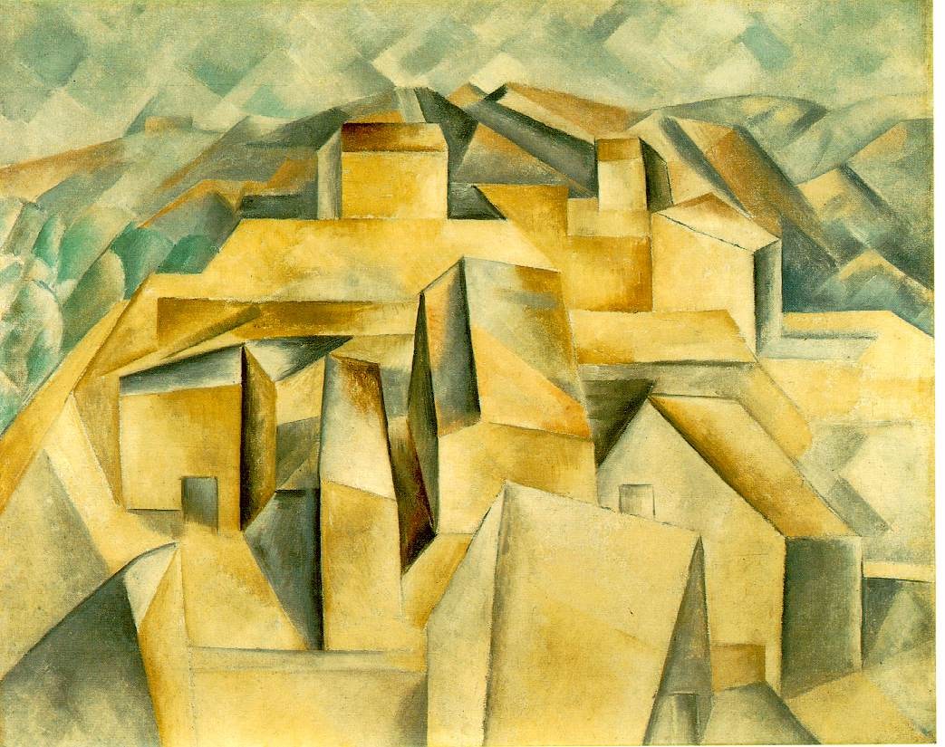 Pablo Picasso Houses on the Hill Horta de Ebro Painting | Best ...