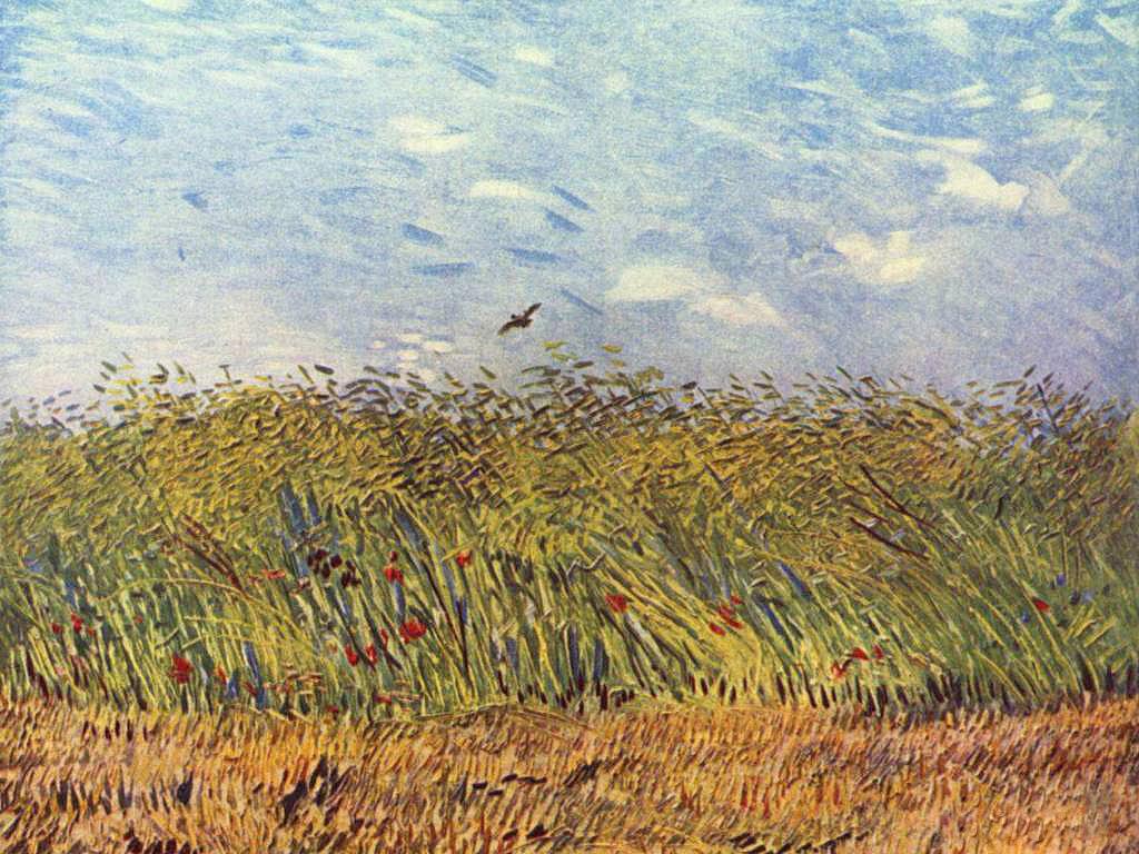 Vincent van Gogh The Wheat Field With a Lark Painting | Best Paintings ...