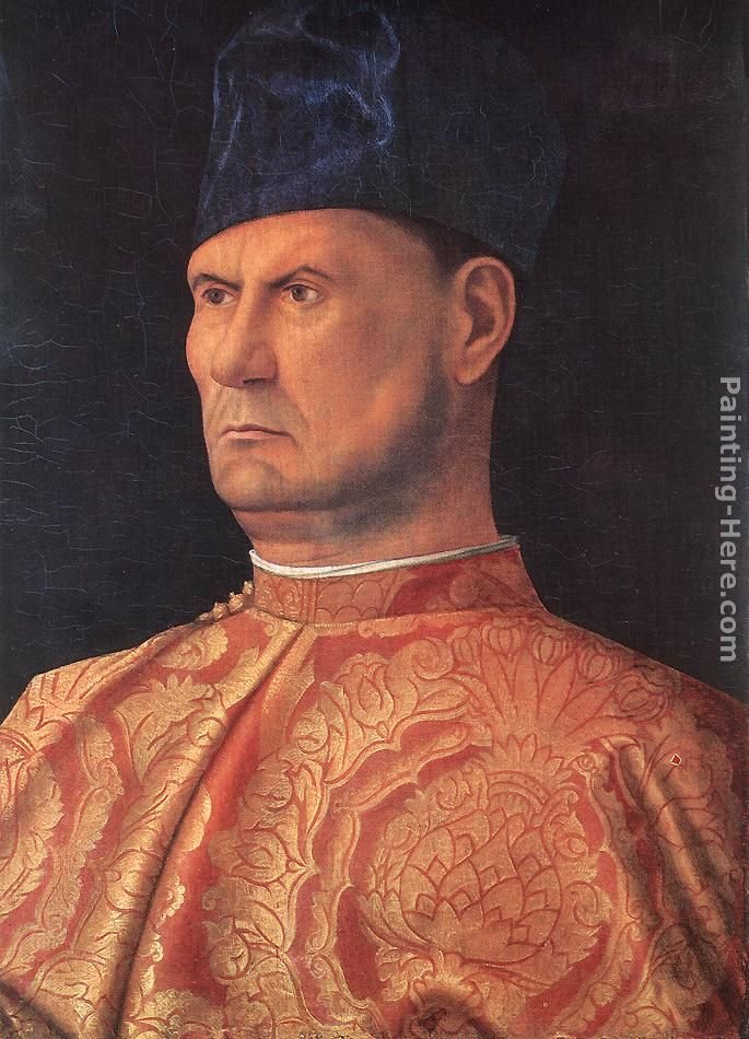 Giovanni Bellini Portrait of a Condottiere (Giovanni Emo) Painting ...