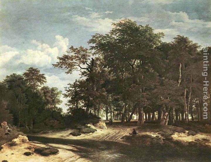 Jacob van Ruisdael The Large Forest Painting | Best Paintings For Sale