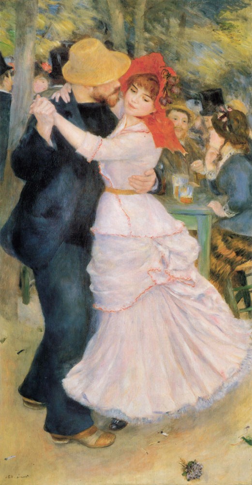 Pierre Auguste Renoir Dance at Bougival Painting | Best Paintings For Sale